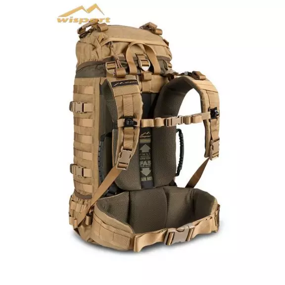 Wisport® Backpack Raccoon 45 - Cordura - A-TACS FG-X