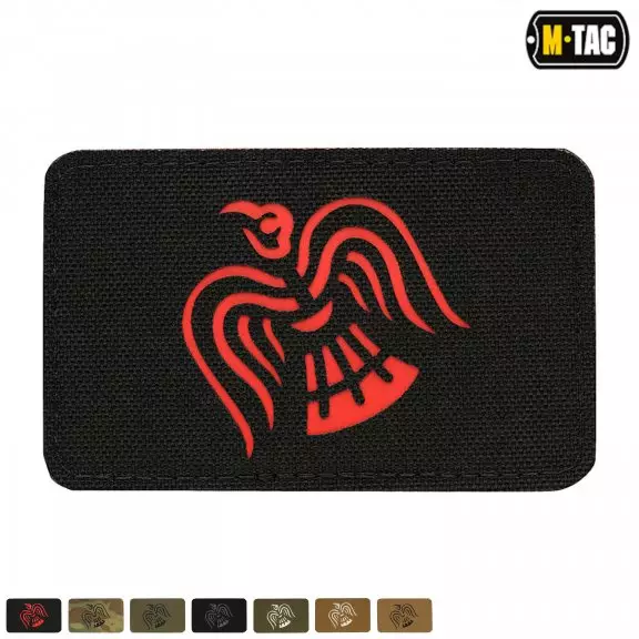 M-Tac® Crow Banner Laser Cut Patch - Black/Grey