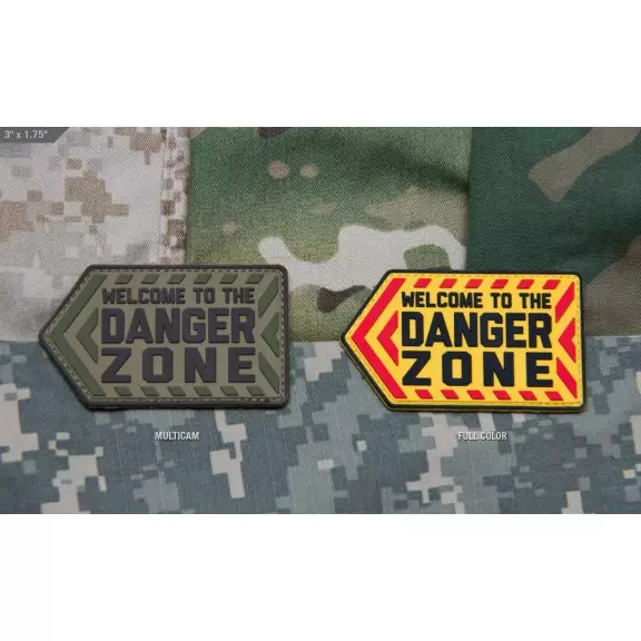 Mil-spec Monkey Tactical Patch With Velcro - Danger Zone PVC