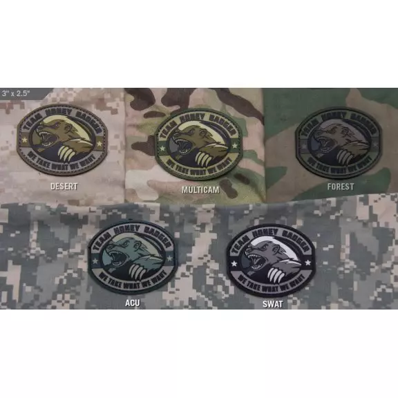 Mil-spec Monkey Naszywka Taktyczna - Honey Badger PVC